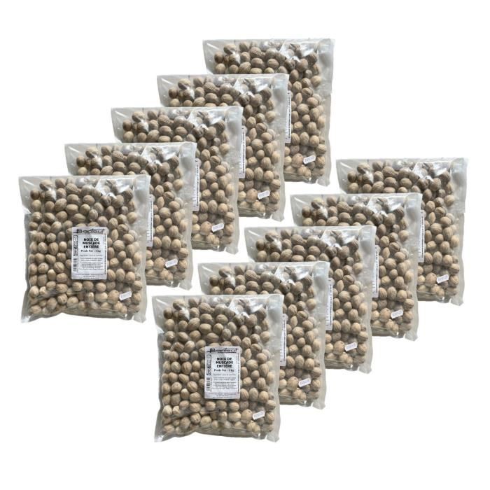 Bontout - Lot 10x Noix de muscade - Sachet 1kg - Cdiscount Au quotidien