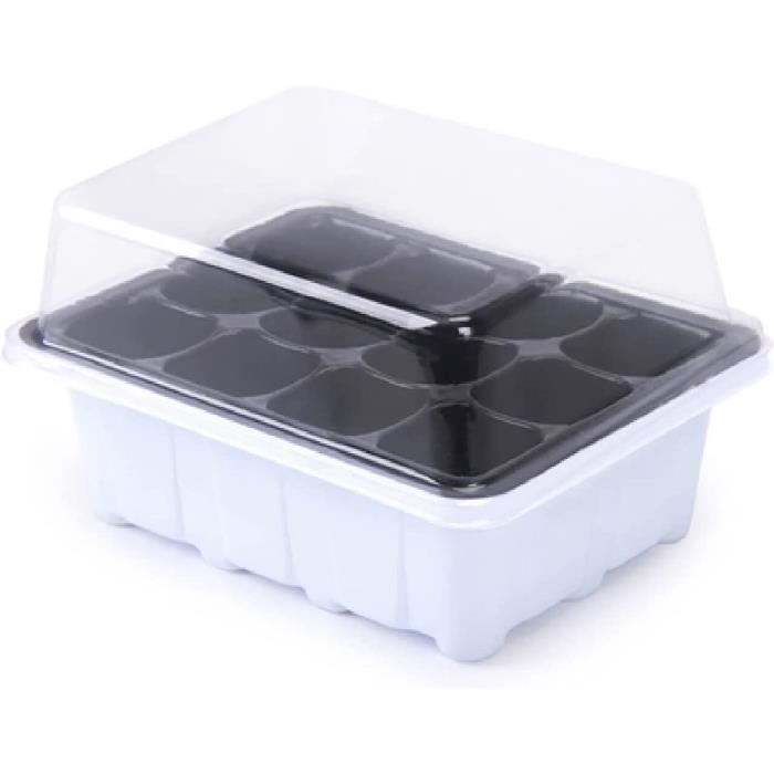 Bac À Semis Mini Serre pour Pot De Pépinière en Trois Pièces, Boîte De ...