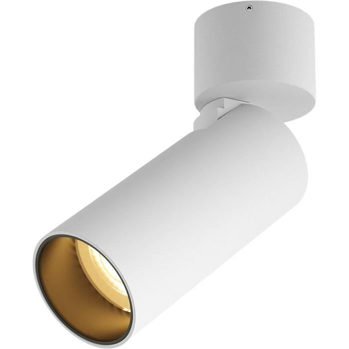 Spots De Plafond Angle Réglable 350°-90°, Plafonnier Led Spot 5W 500Lm ...