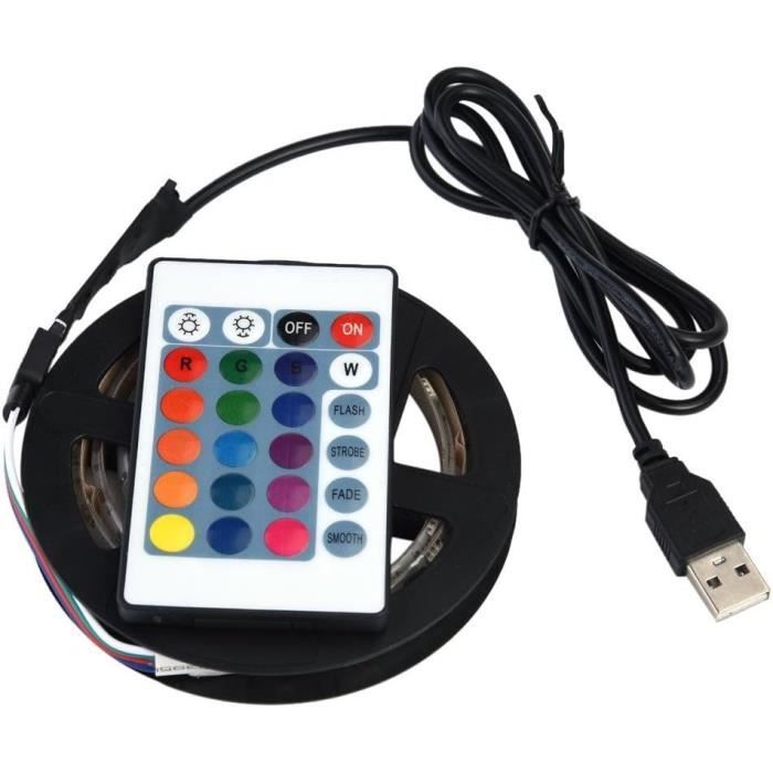 Bandes Lumineuses À Led - Bande Led Usb Dc 5V - Kits D'Éclairage 5050 ...