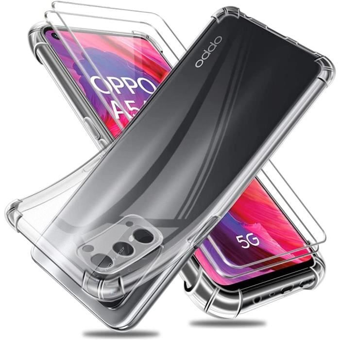 Coque Oppo A54 5G A74 5G Souple Transparent TPU Silicone Anti Chute ...