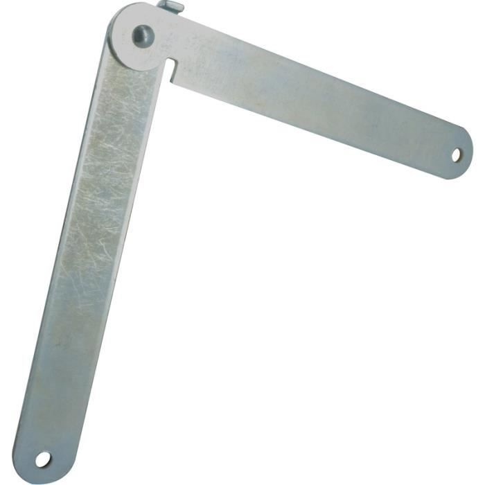 Compas de tréteau - CIME - 275 mm - Acier - Angle et niveau - Gris ...