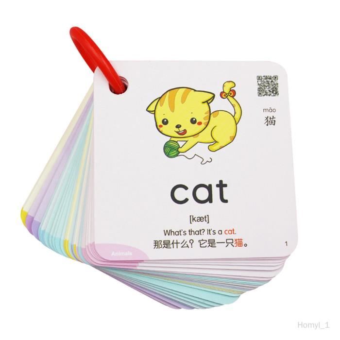 300pcs Learning Flashcard Learning Flashcards Carte Flash éducative ...