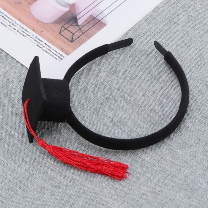 Graduation de 1 Pc Bandes de Bachelor Cap Bandeau de Graduation Chapeau ...