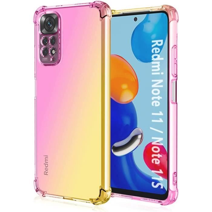 Coque en Coloré Pente Xiaomi Redmi Note 11S 4G - Note 11 Translucide ...