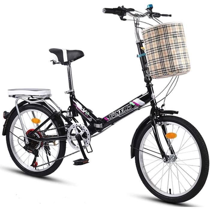 CCLLA vélo Pliable vélo Pliant léger vélo Adulte Mini vélo à Vitesse ...