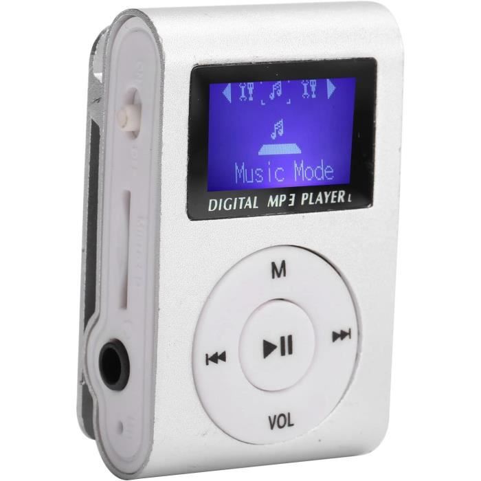Lecteur Mp3, Mini Lecteur De Musique Portable À Écran Lcd, Supportant ...