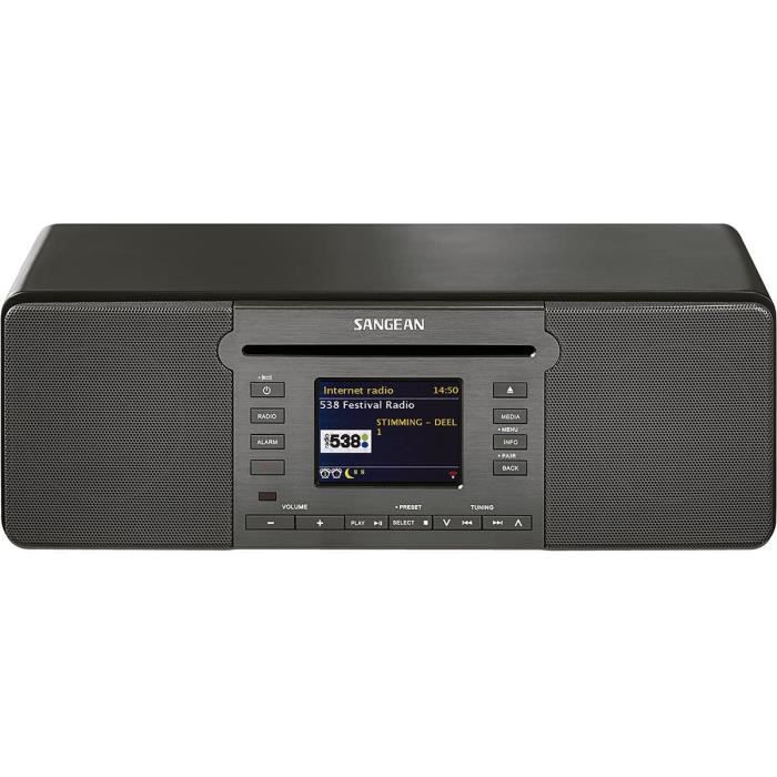 Radio Internet - SANGEAN - DDR-66BT - CD/MP3/WMA - Bluetooth - Noir ...