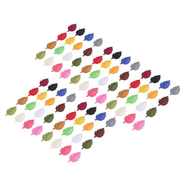 Ensemble de patchs feuilles - SONEW - 80 pièces - Multicolore - Dessin ...