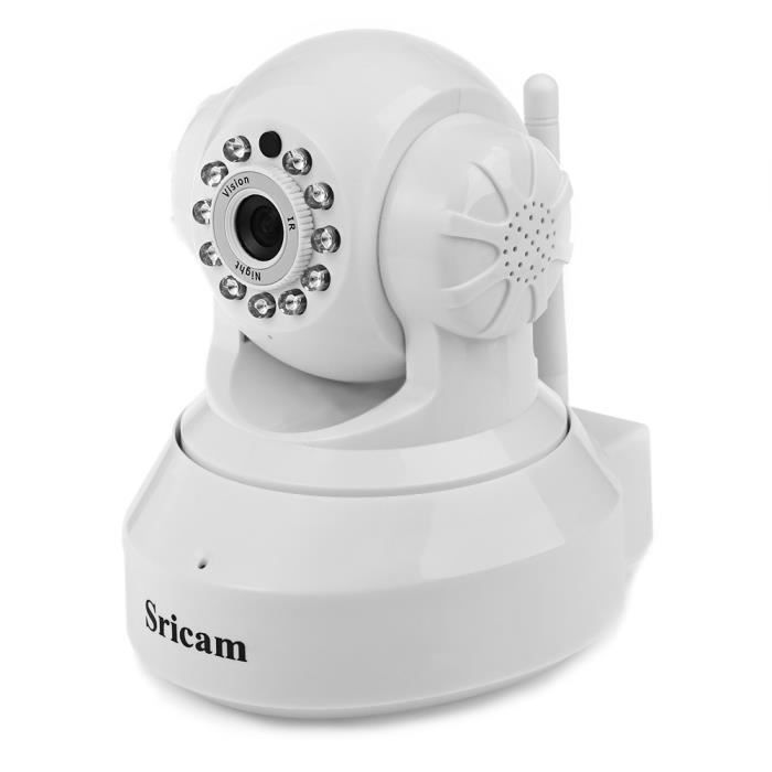 Sricam SP005 Caméra IP 720P H.264 1.0 MPMégapixels WiFi Sans Fil ONVIF ...