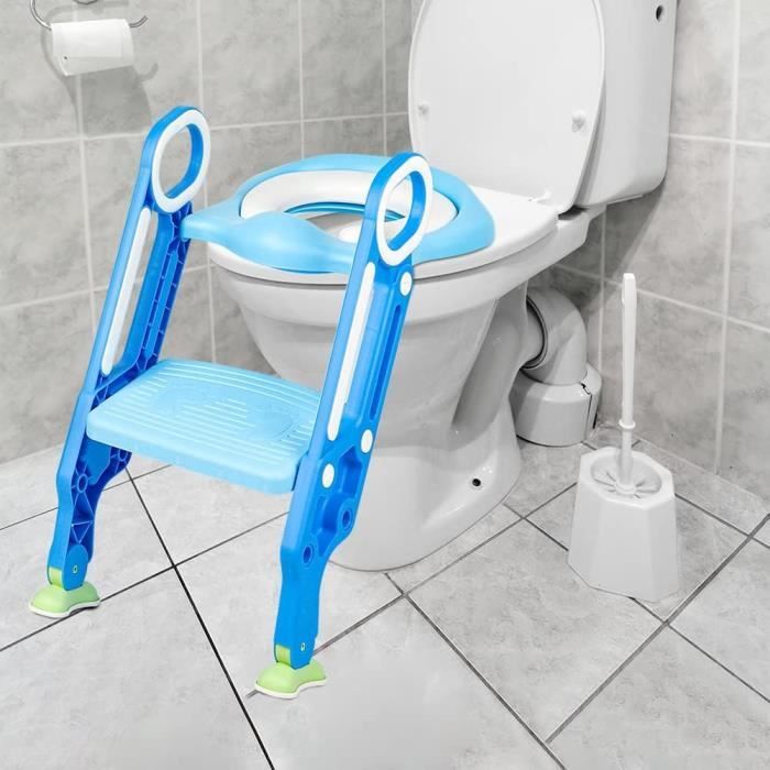 Réducteurs Wc Enfant avec Marche, Siège de Toilette pour Enfants ...