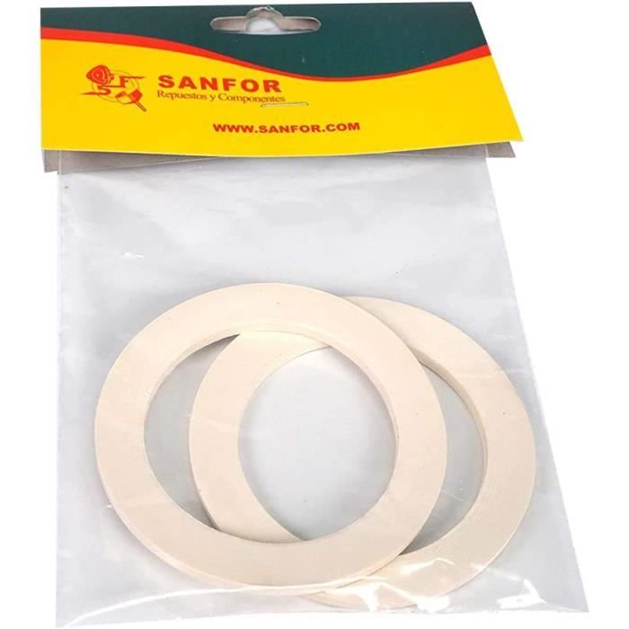 Sanfor 57052 Blister de 2 Joints pour Cafetière Bra Exprés 6 Tasses Caoutchouc Blanc442 ...
