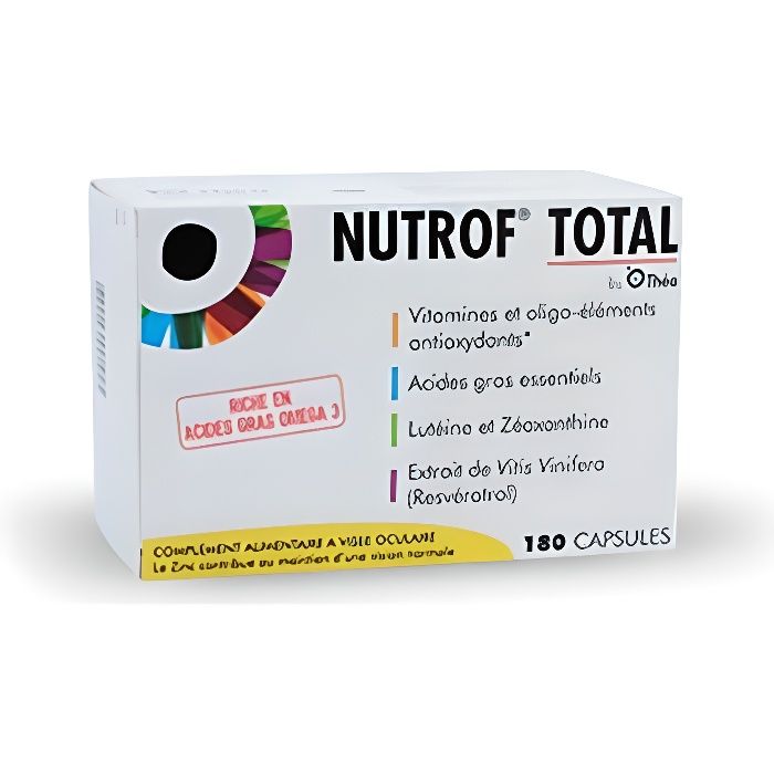 Théa Nutrof Total 180 capsules - Cdiscount Santé - Mieux vivre