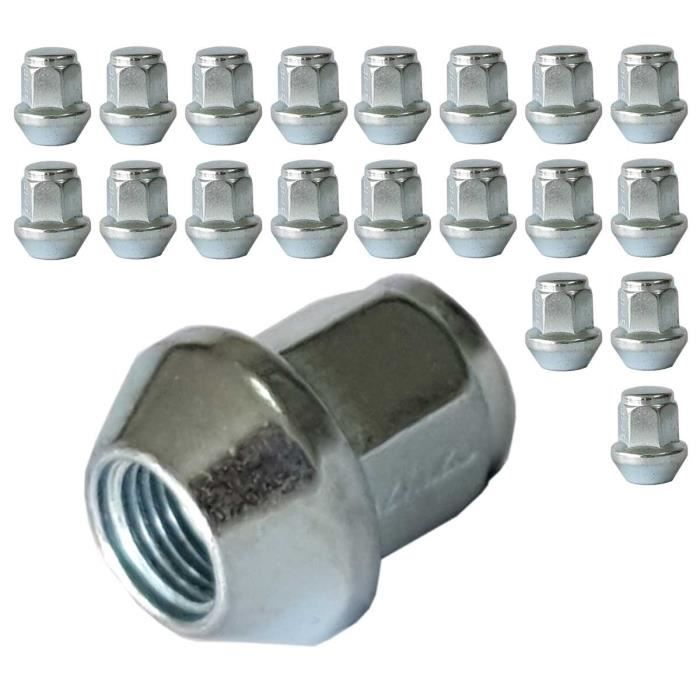 20x Ecrous de roue fermé M12x1.25 conique 60° pour Daewoo Matiz ...