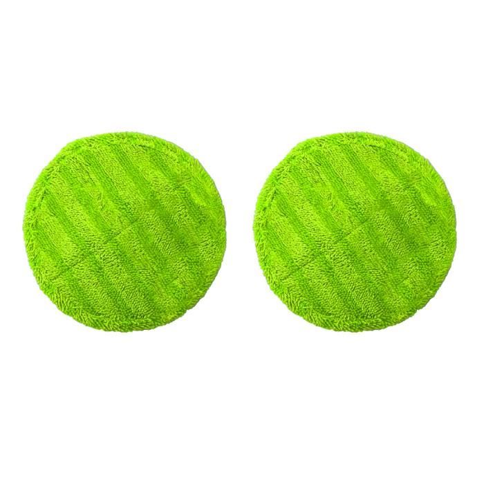 Recharge pour STEAM TWISTER/STEAM SPINNER Lot 2 Disques Microfibres ...