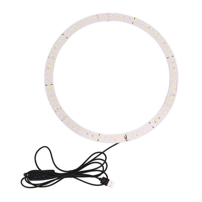 Vvikizy 29cm Circle LED Light Wick 3200K to 5600K USB Charging ...