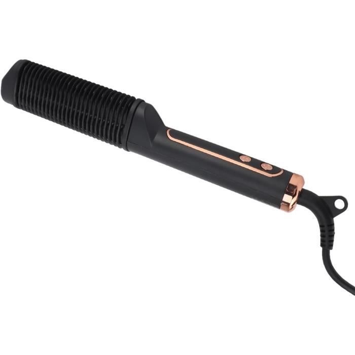 Lisseur à Cheveux Bigoudi Peigne à Lisser Cheveux Fer à Friser Peigne Droit Ions Fer à Friser ...