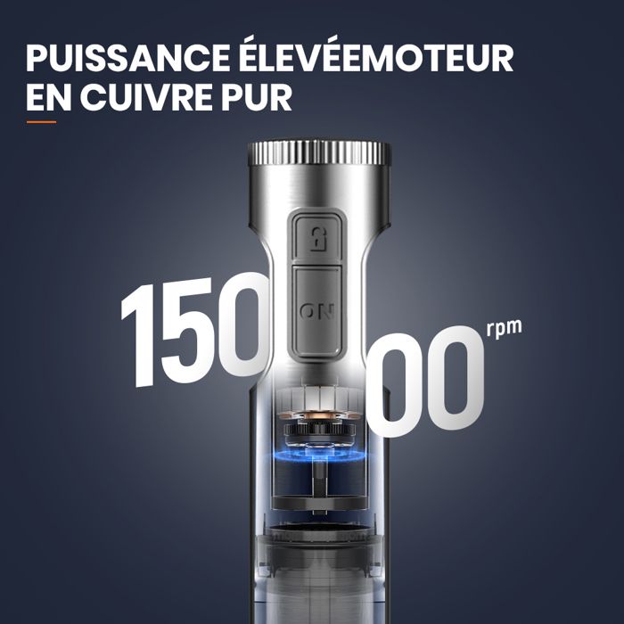 MIUI Mixeur Plongeant 4-en-1, Moteur Puissant 1200W MAX, Pied en Inox ...