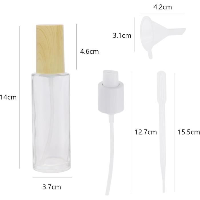 Lot de 4 petits flacons pulvérisateurs transparents de 60 ml - Petit ...