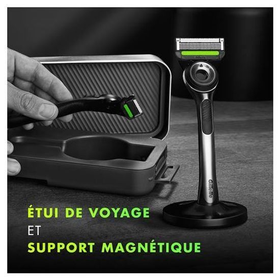 Rasoir Homme Exfoliant Labs Avec Manches + 2 Recharges + Socle + Etui ...