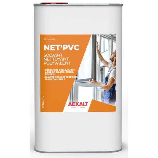 Solvant nettoyant polyvalent Net'PVC bidon de 1L - AEXALT - PVC454 ...