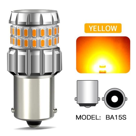 1156 BA15S P21W - Ampoules LED pour clignotants, 1156 BA15S BAU15S, Canbus, Sans hyper flash ...