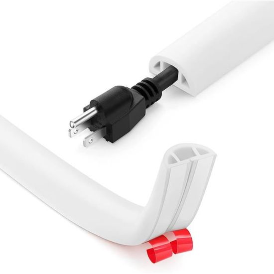 3M Cache Cable, Goulotte Passe Cable, Protégez Les Câbles Et Évitez Les ...