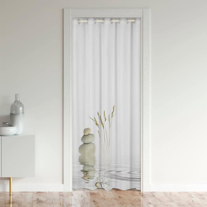 Zen Rideau De Porte 106X203Cm Zen Spa Rideaux Interieur Salon Chambre ...