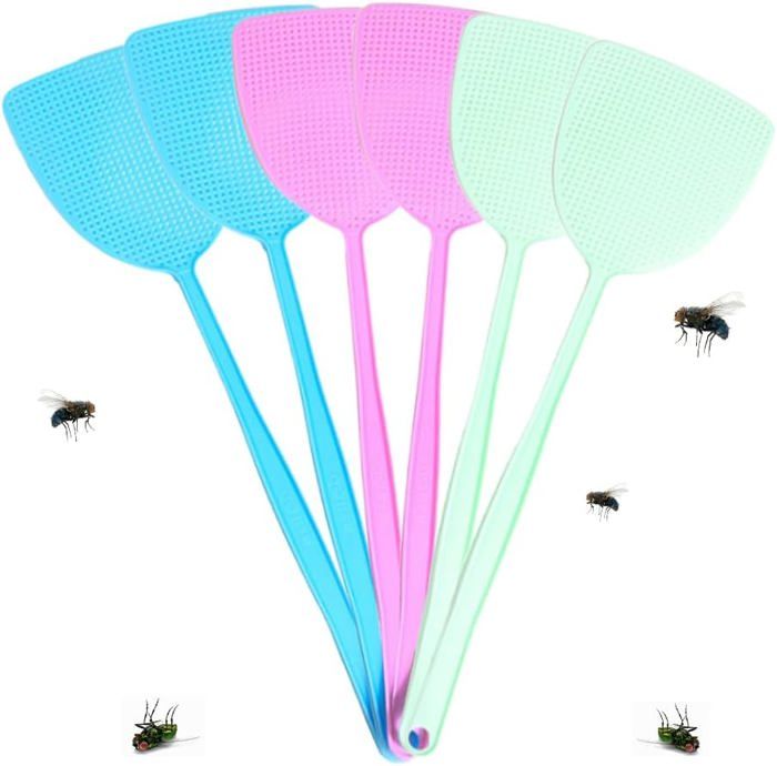 Tapetteà Mouche, 6 Pièces Plastique Tapette À Mouche, Tapette A Mouche ...