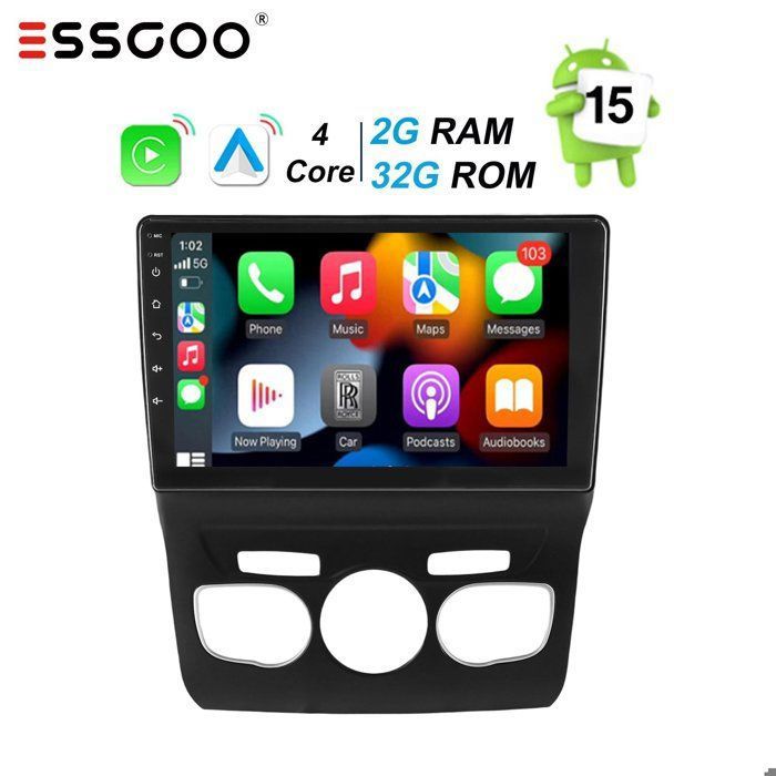 ESSGOO pour Citroen C4 C4L DS4 (2013-2017) avec 2Go+32Go 10'' écran ...