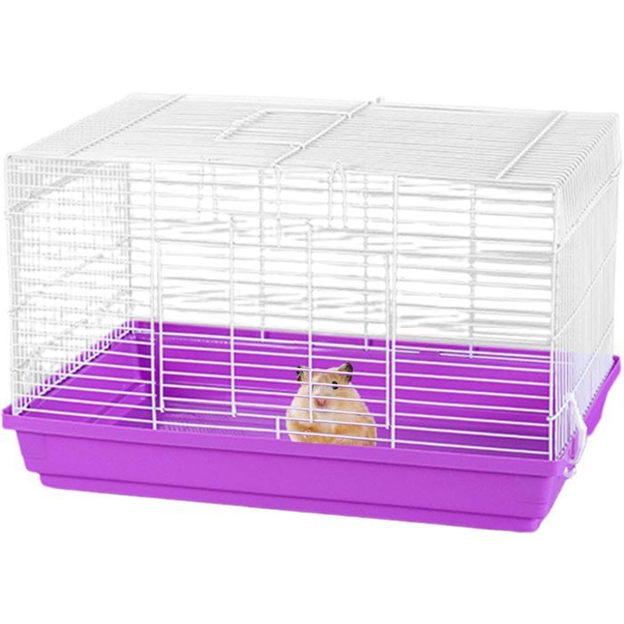 Grande cage en métal 47 x 30 x 30 cm pour rongeurs, rongeurs, rongeurs ...