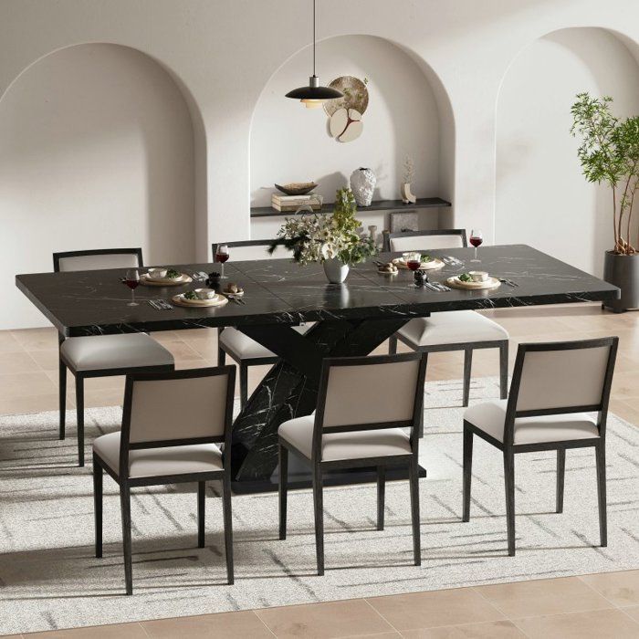 Table Extensible Salle a Manger table de cuisine, table en bois, jusqu ...