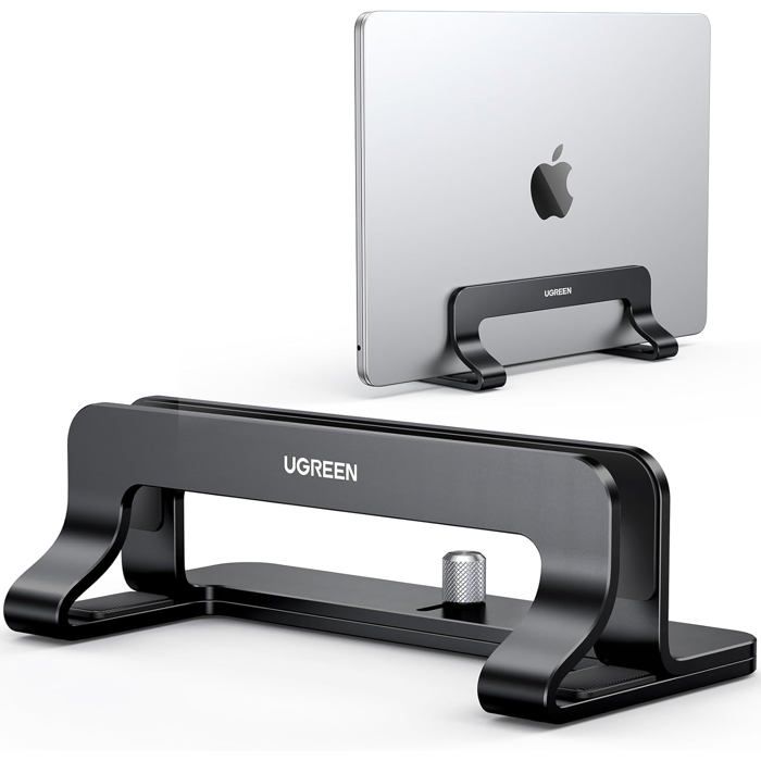Support ordinateur vertical en aluminium - SUTEO - Réglable - 12 à 26 ...