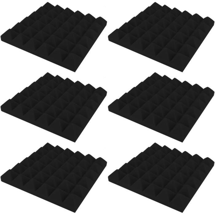 Lot De 6 Panneaux Acoustiques En Mousse Insonorisante En Forme De ...