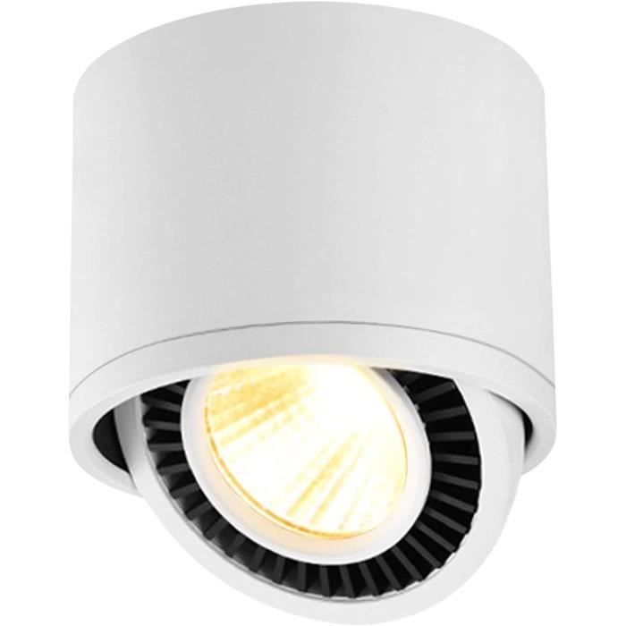15W Plafonnier Spots LED Barre de Spots Orientable Spots de Plafond Industriel 360 Degrés ...