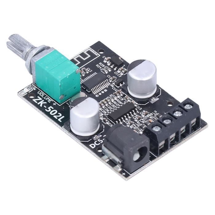 PAR - Module Amplificateur Numérique Stéréo ZK502L pour Enceintes DIY ...