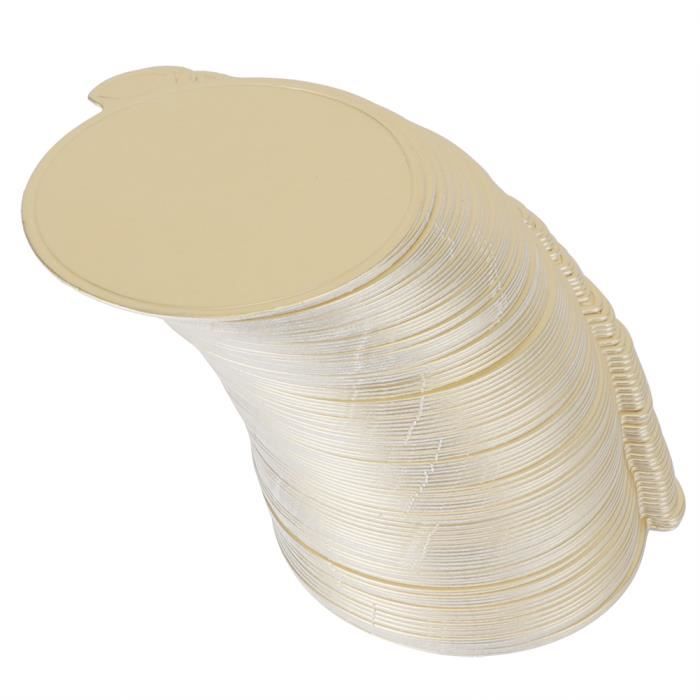 200Pcs Mousse Cake Board, Pad à gâteau de qualité alimentaire, carton ...