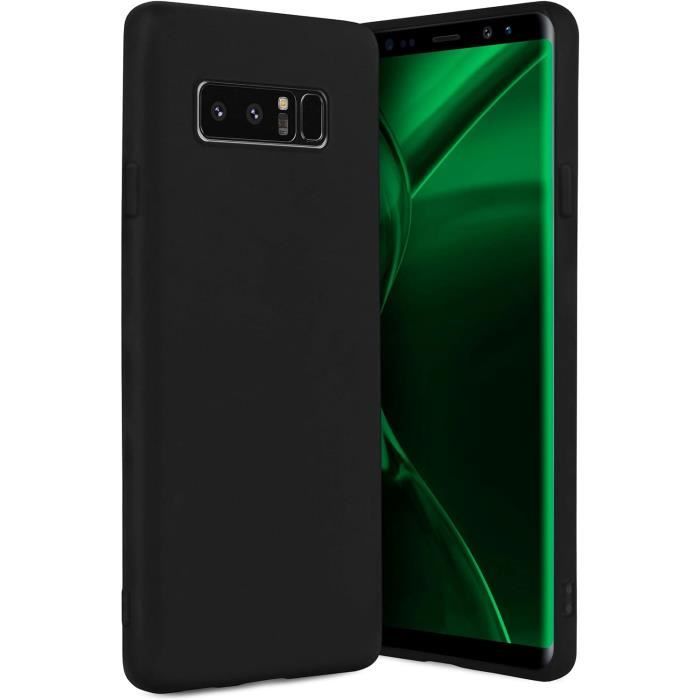 Coque Souple SlimShield Pro Compatible Samsung Galaxy Note8 adhérente-Silicone+TPU Noir ...
