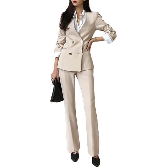 Costumes d'affaires Formels pour Femmes Costumes 2 pièces Slim Fit ...