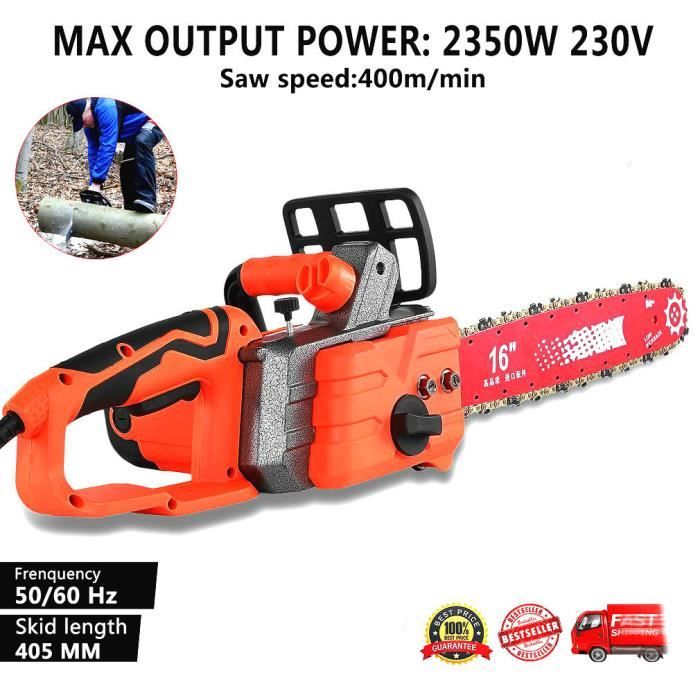 Tronçonneuse scie à chaîne électrique 2350W - Cdiscount Jardin