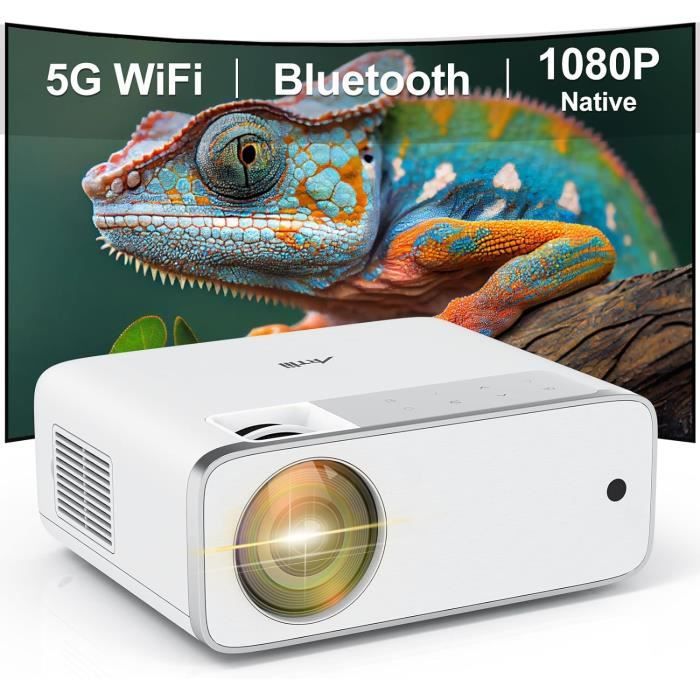 Mini Projecteur Natif 1080P Fhd 5G Sans Fil Wifi Bluetooth 4K ...