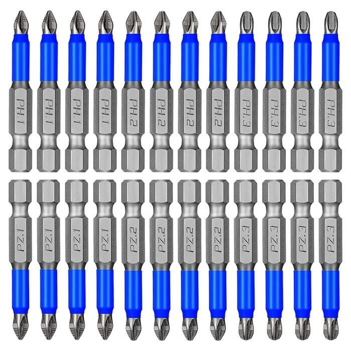 D'Embouts de Tournevis AntidéRapants MagnéTiques 24 PièCes PH1 PH2 PH3 PZ1 PZ2 PZ3 D'Embouts de ...