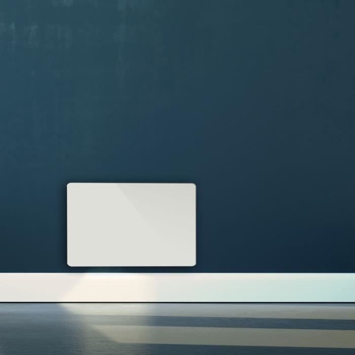 COCOON' Radiateur électrique panneau rayonnant Verre 1500w LCD ...