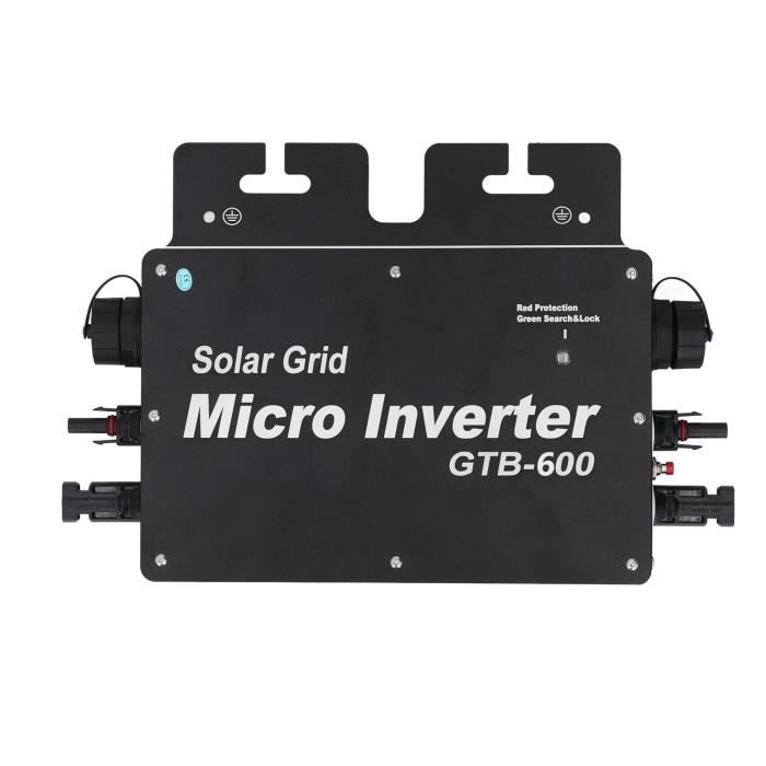 Micro Inverter Solar Power Grid Tie 600W WIFI Contrôle Identification ...