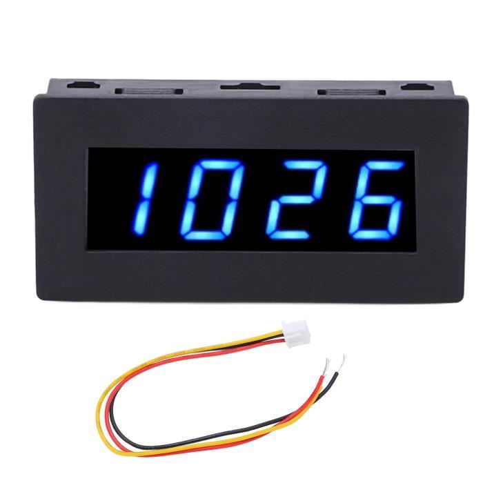 YOSOO Rotation Speed Tester, 4 Digit Tachometer DC 8‑15V with Cable for ...