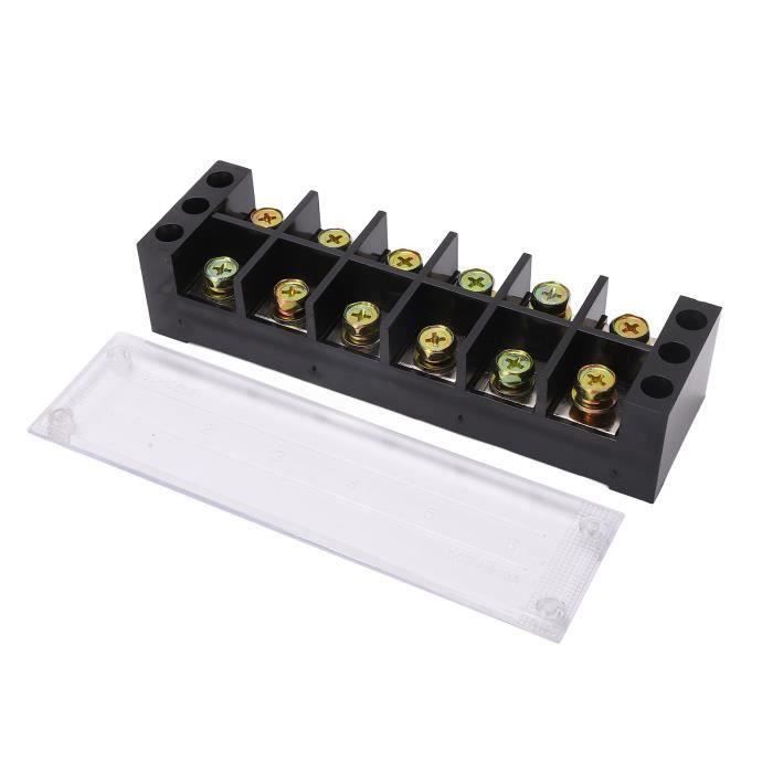 RA02943-Qiilu Bornier de circuit de terre Bornier 100A 600V grand ...