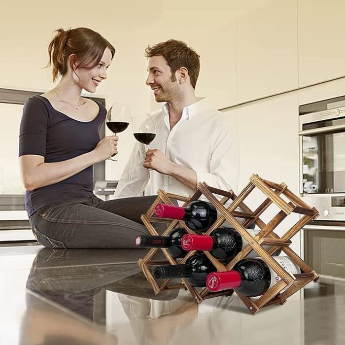 Casier À Vin, Supports De Stockage De Vin En Bois, Porte-Bouteilles De Vin Sur Pied Présentoir ...