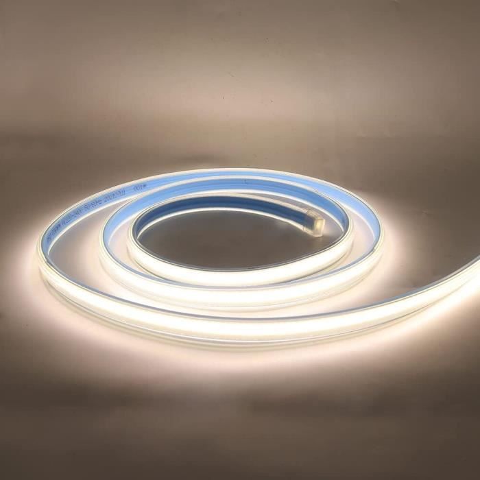 Ridgetube Cob Bandes À Led Blanc Naturel 220V, Ip65 Étanche 280Leds-M ...