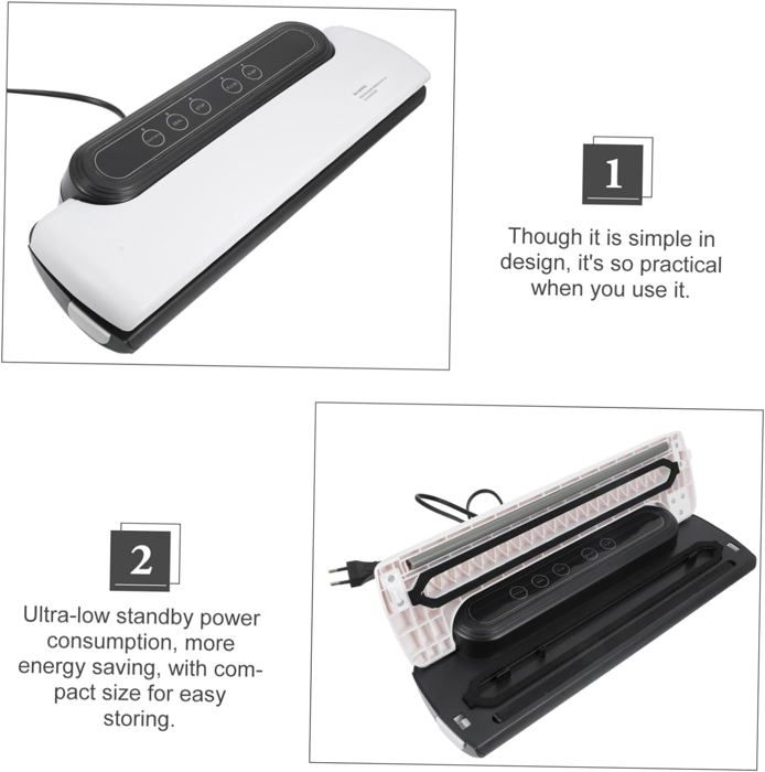 1 Jeu Machine De Cachetage De Machine De Vide Dispositif De Scellement ...