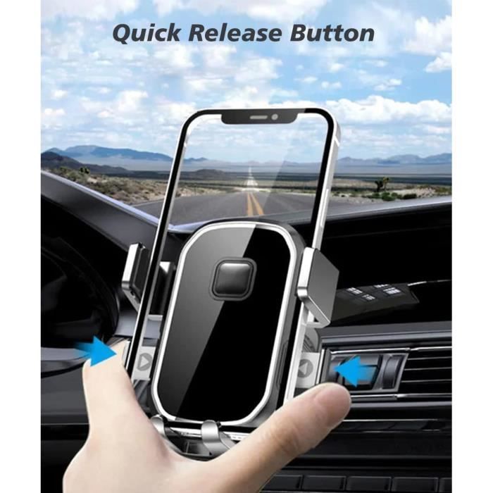 Support Téléphone Portable Pour La Voiture Support À Crochet Et À Clip ...